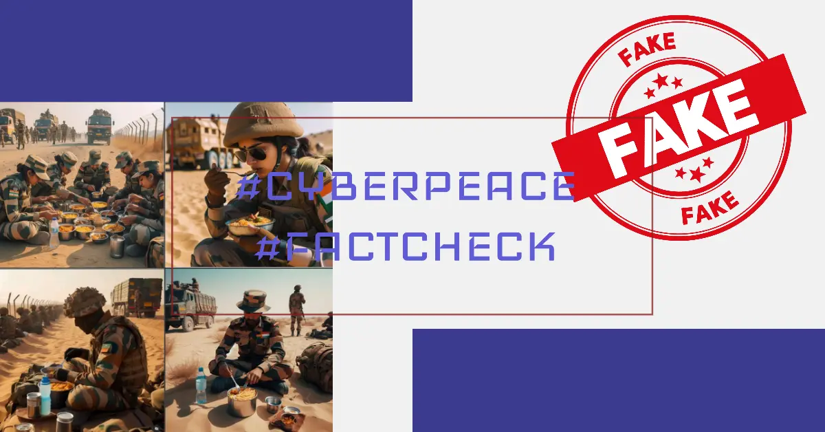 #FactCheck - Viral Images of Indian Army Eating Near Border area Revealed as AI-Generated ...