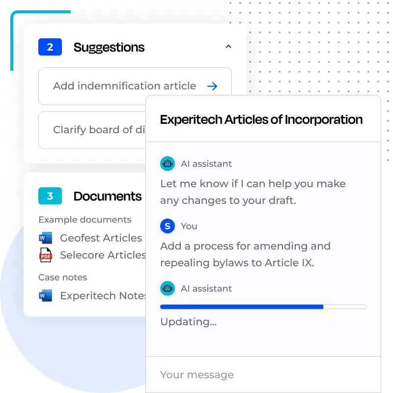 DocDraft: Automated Legal Drafting & Draft with AI
