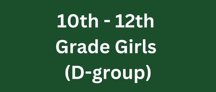 10th - 12th Grade Girls D-group - Bigtime Ministries