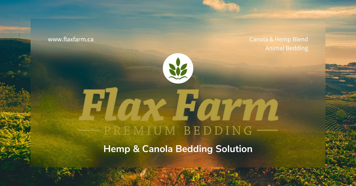 Animal Bedding by Flax Farm: Premium Hemp-Canola, Absorbent and Eco ...