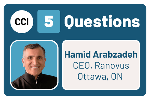 Five Questions with Ranovus CEO Hamid Arabzadeh