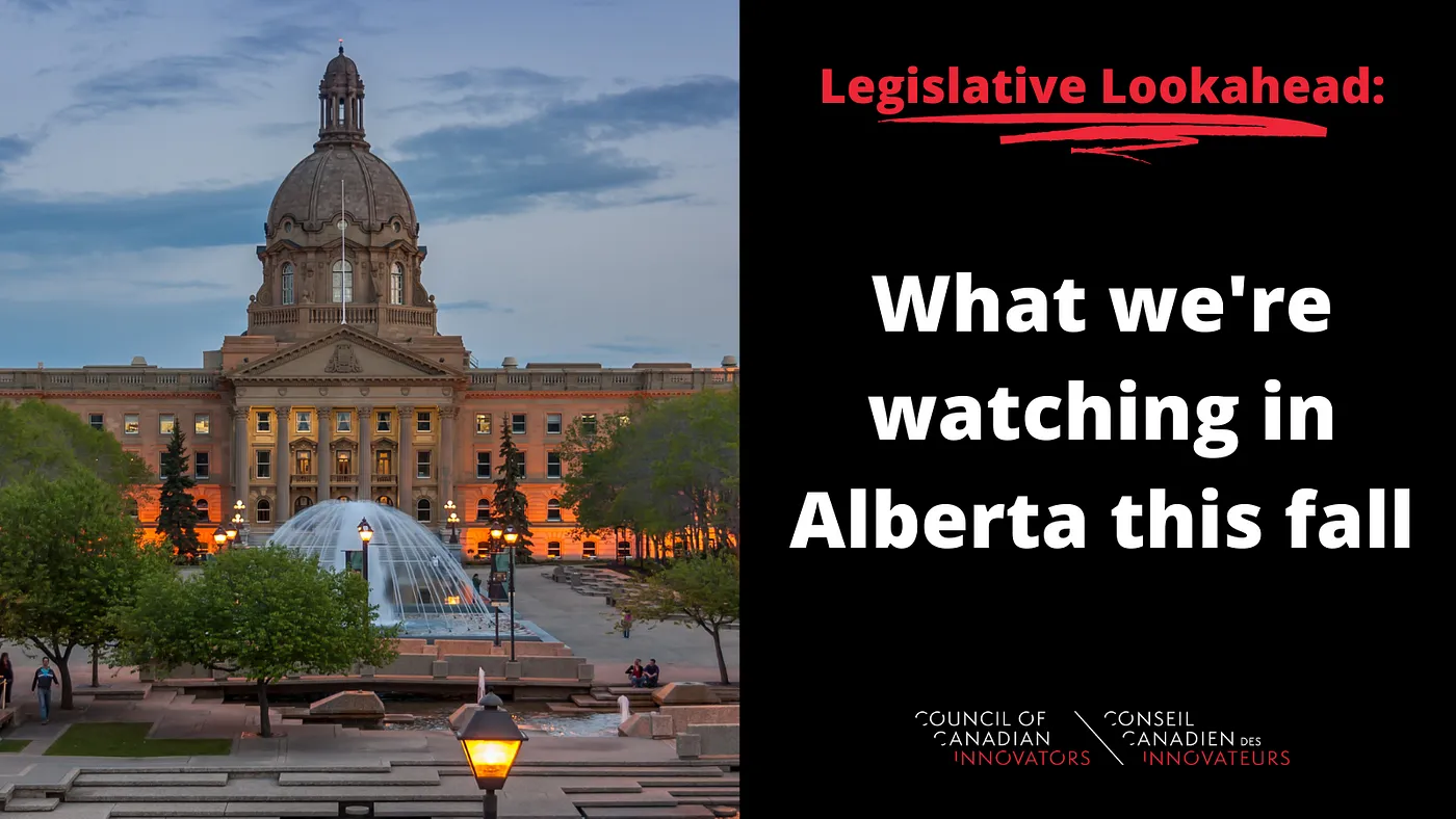 Fall 2021 Alberta Legislative Lookahead