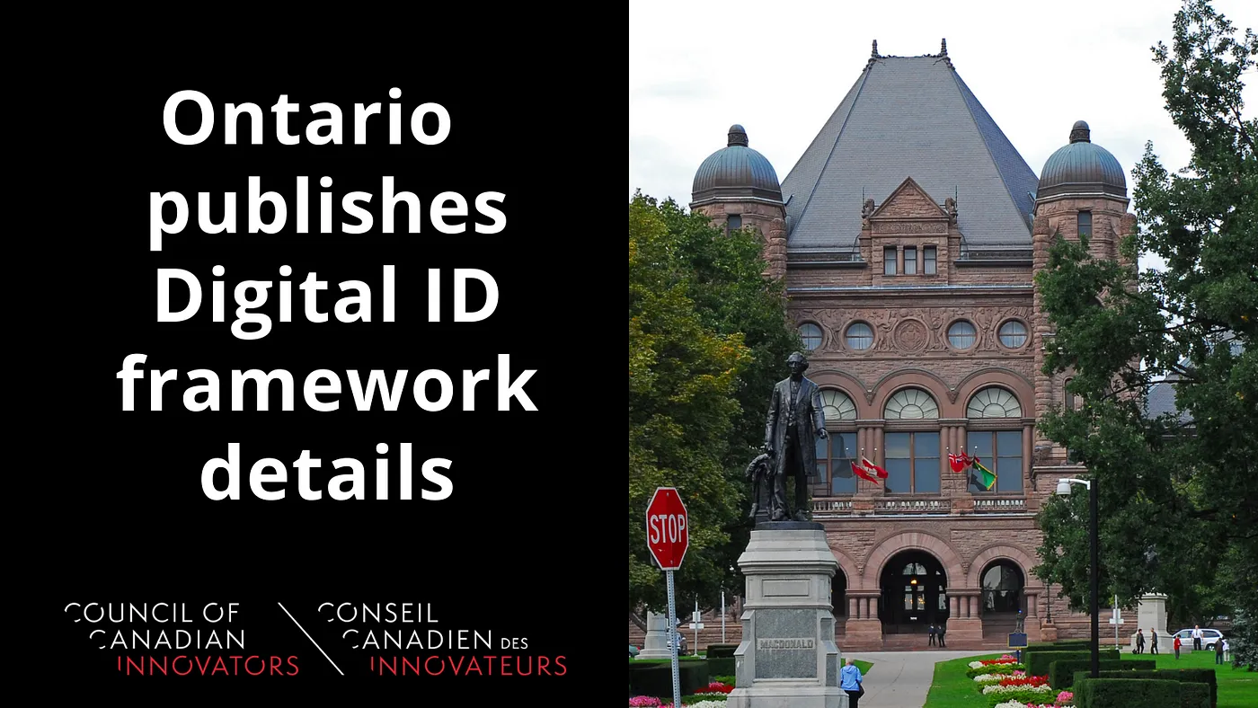 Ontario government publishes Digital ID framework details
