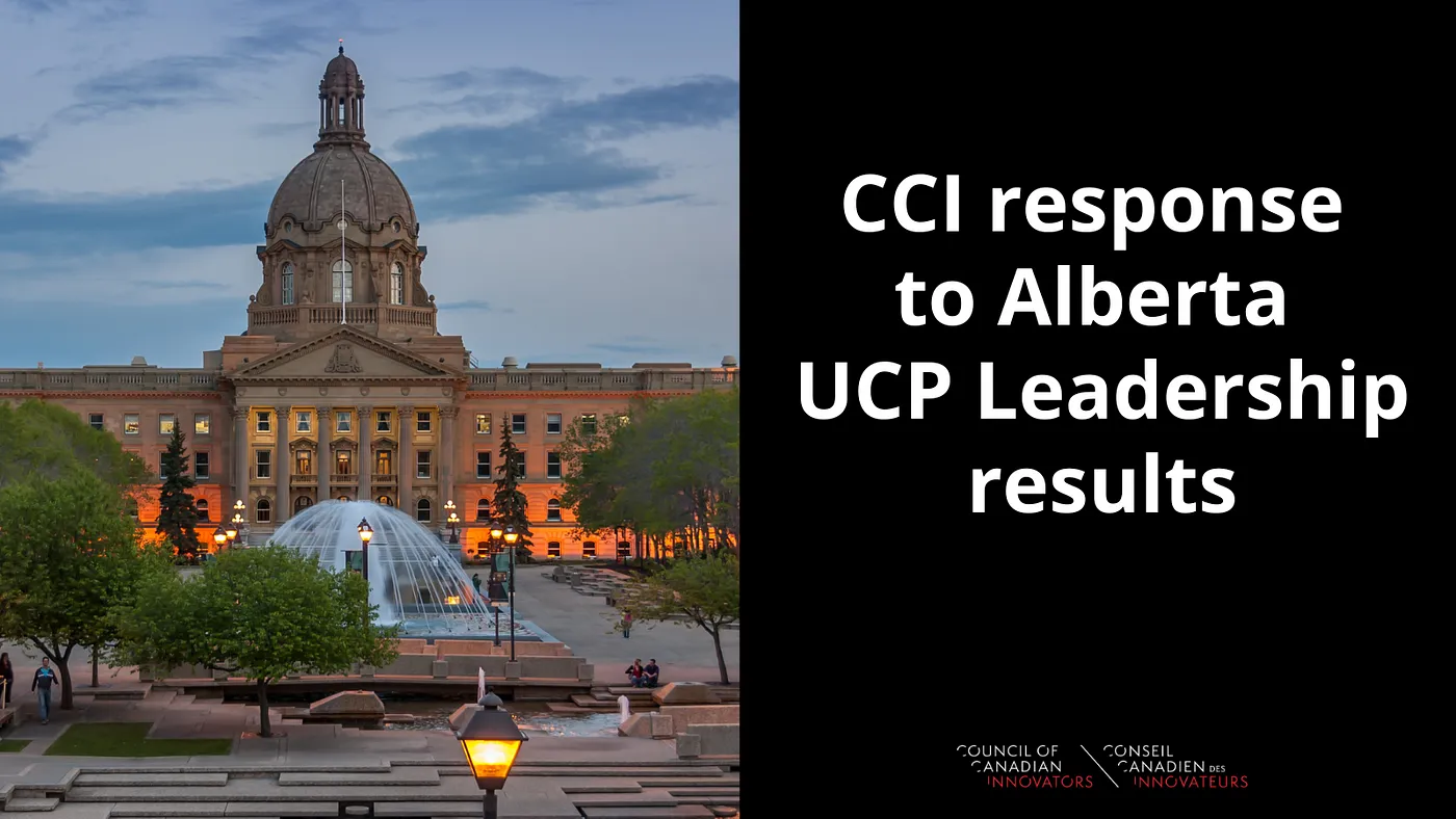 CCI response to Alberta UCP Leadership results