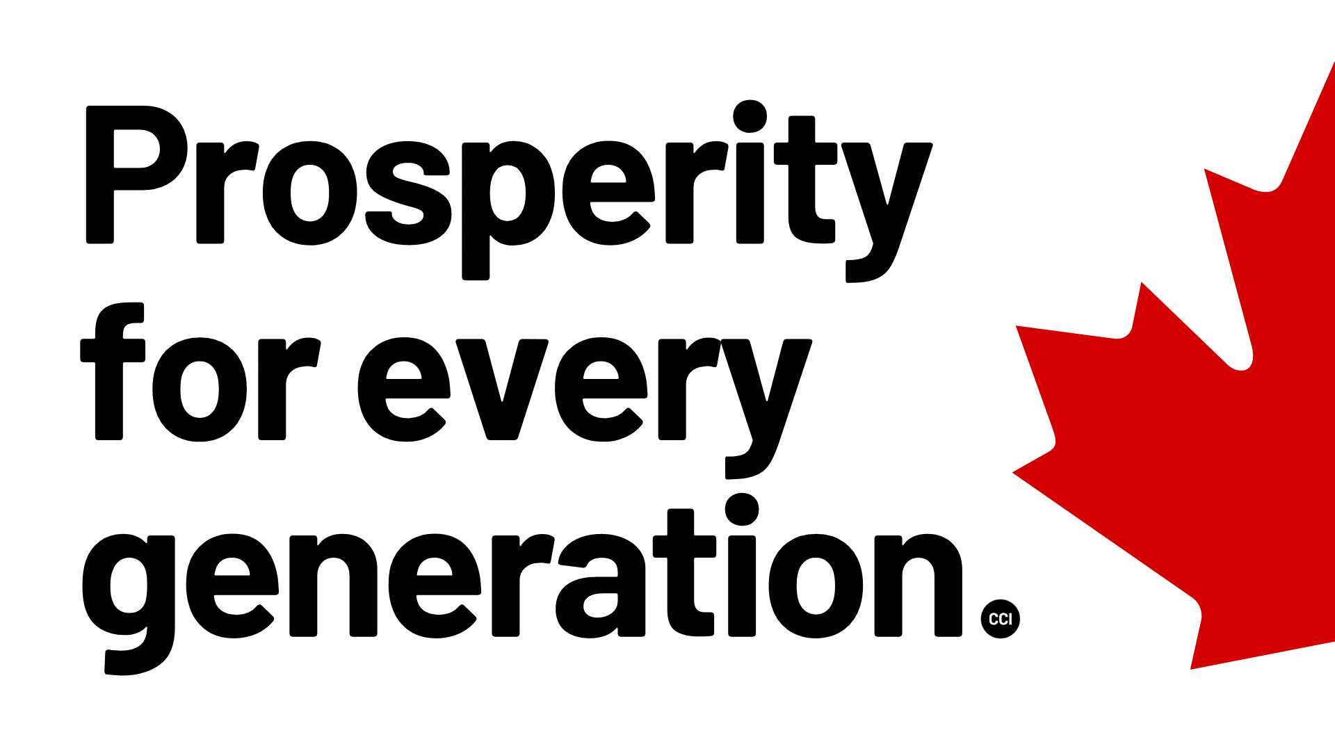 Open Letter: Prosperity For Every Generation