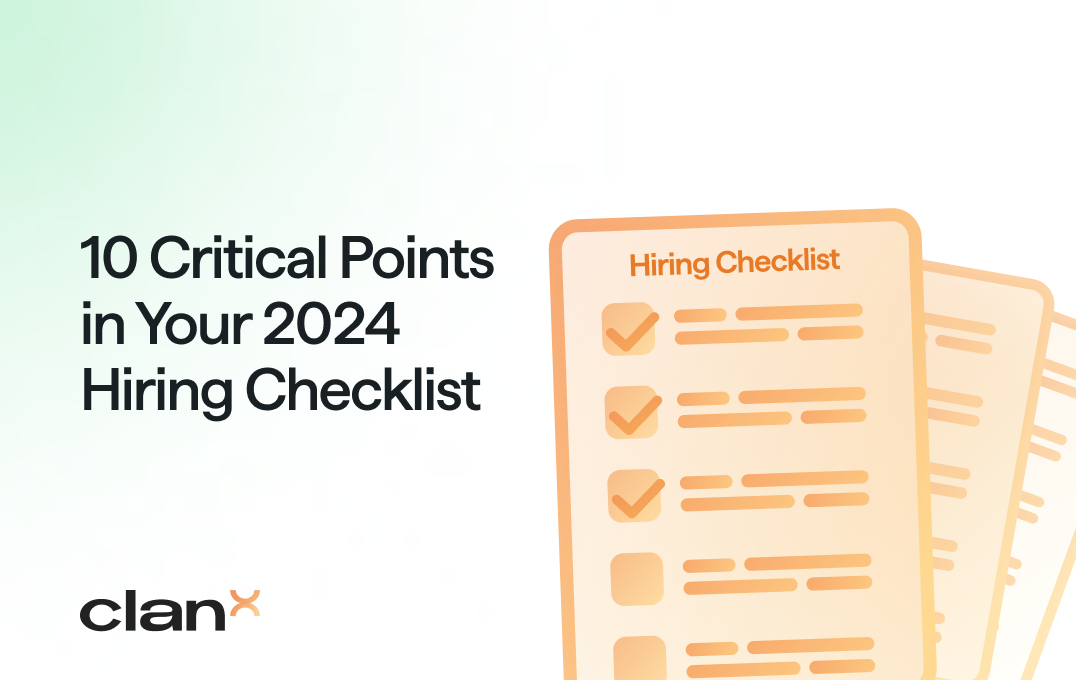 10 Critical Points in Your 2024 Hiring Checklist