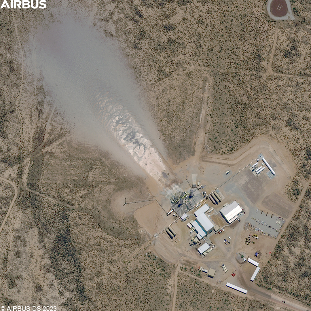 BE-4 Test Stand - Jun 18, 2023 | SpaceFromSpace