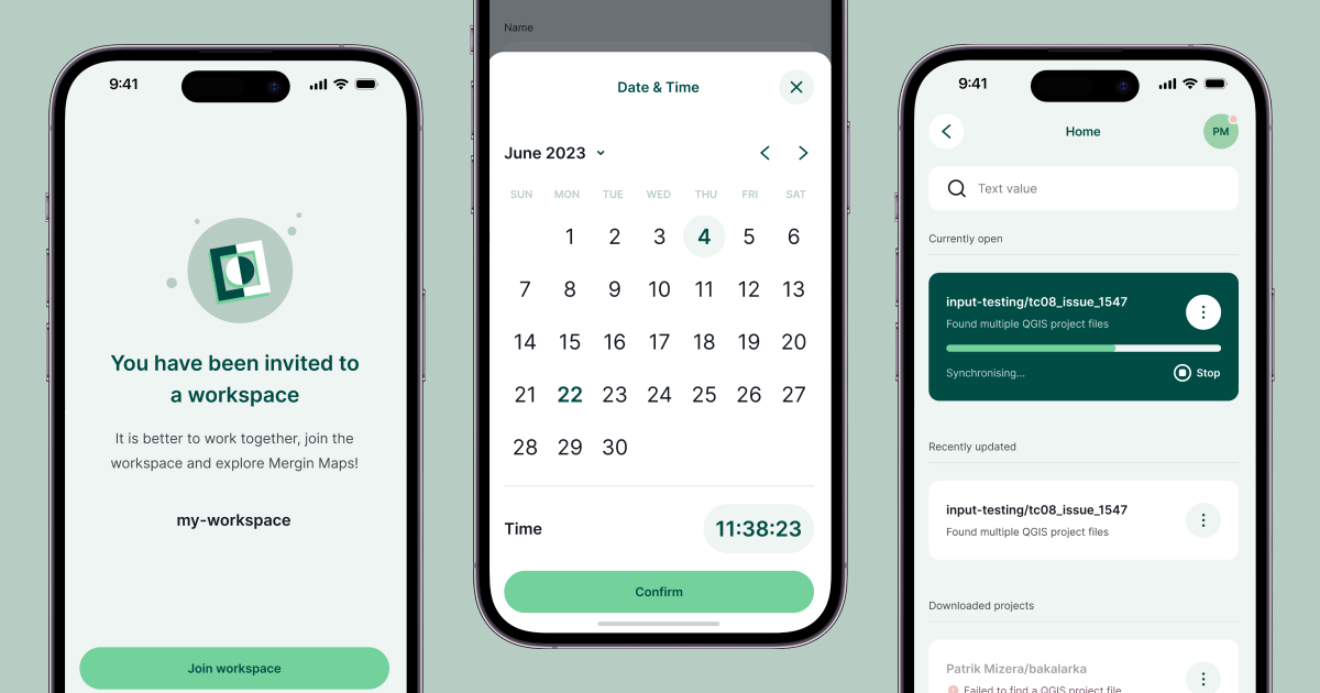 Mergin Maps a aplicação está a receber um novo visual