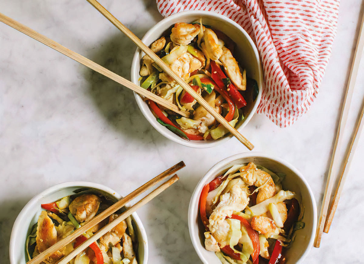 Chinese-Style Stir Fry Vegetables & Chicken - Recipes | NT for IBD