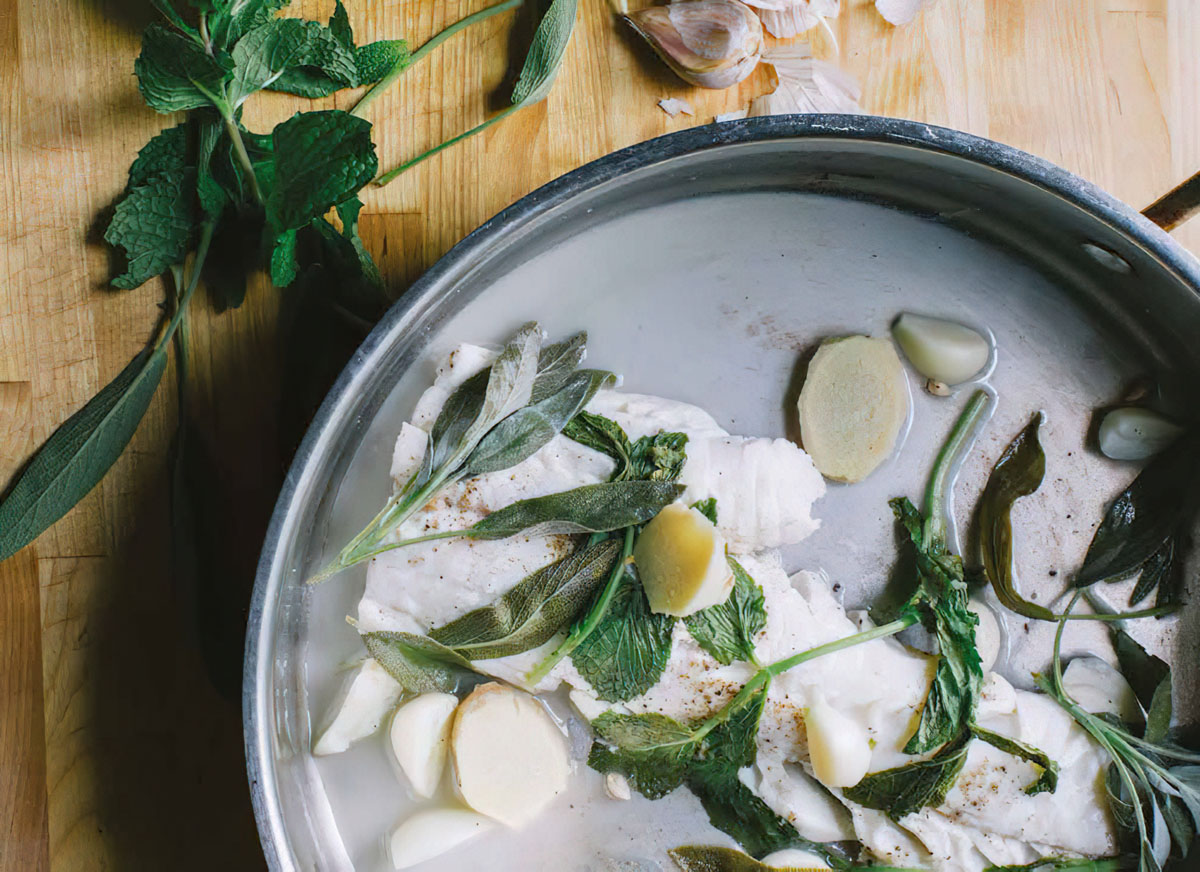Steamed Fish with Mint & Sage - Recipes | NT for IBD