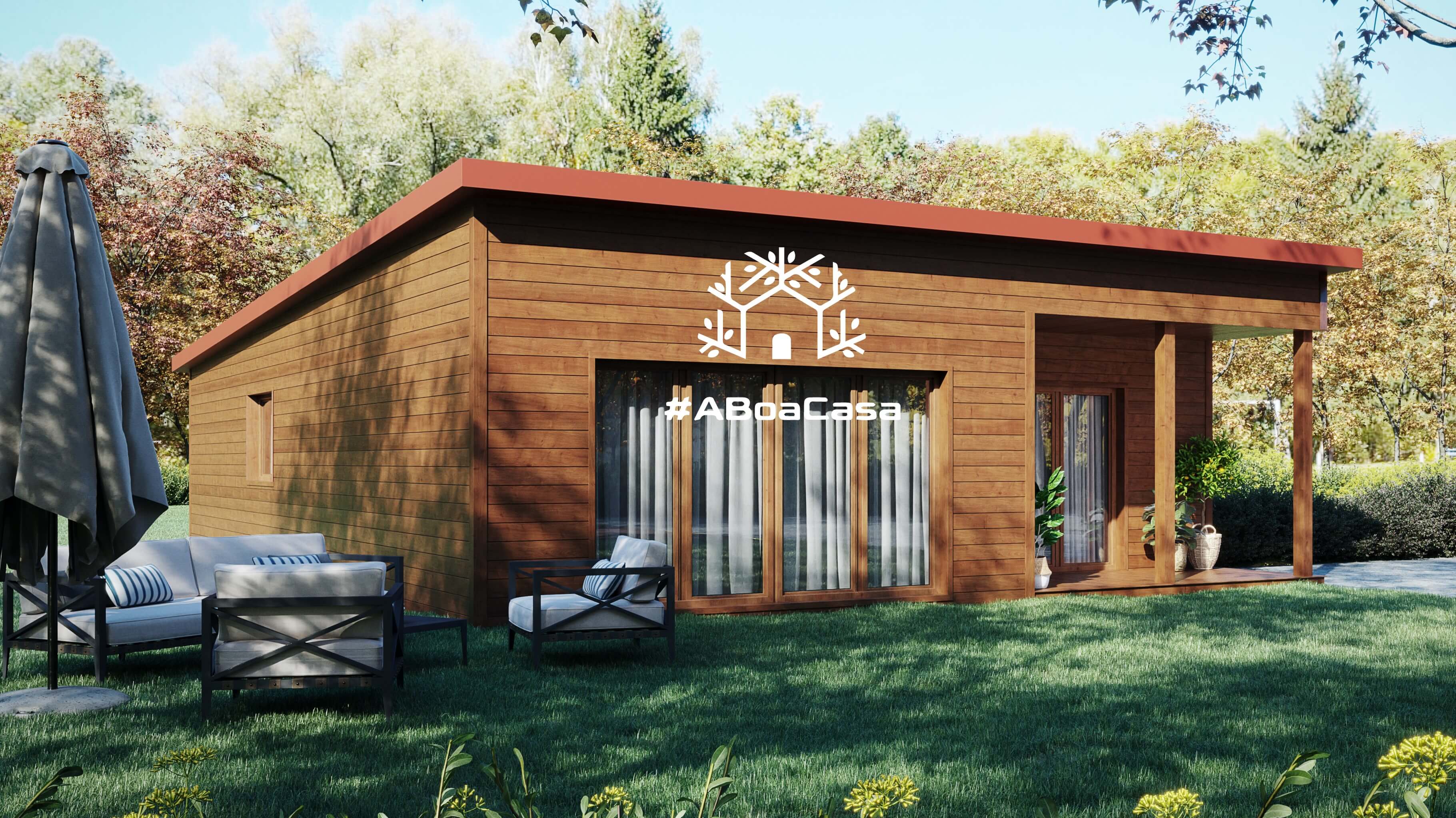 Casa Modular T3 ABC1450 - A Boa Casa - Construção de imóveis em madeira