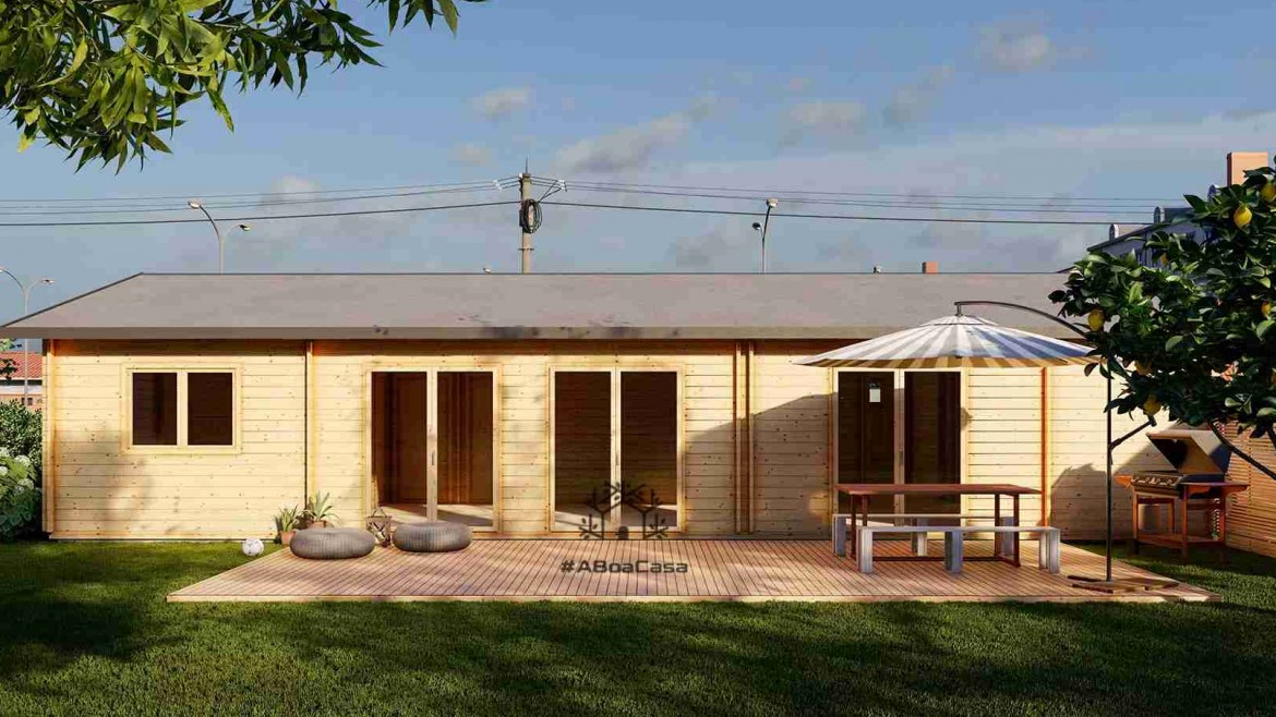 Casa Modular T3 ABC1422 - A Boa Casa - Construção de imóveis em madeira