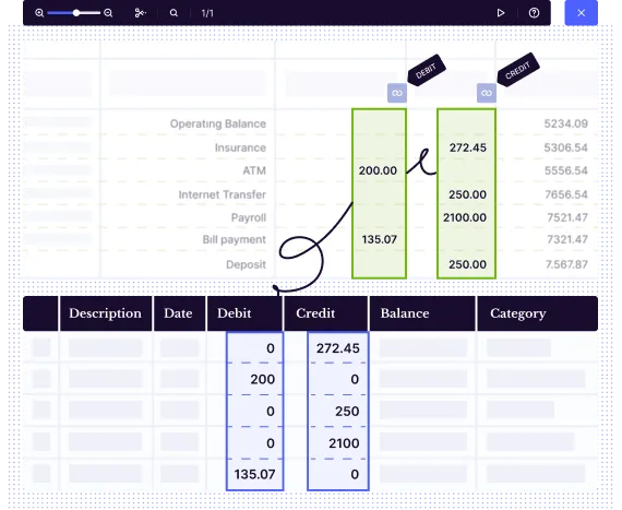 Smart table extraction