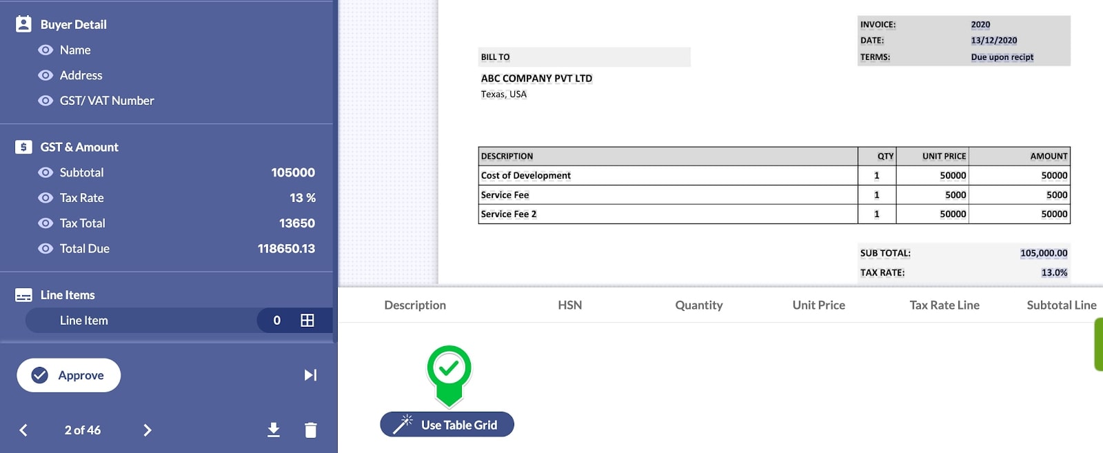 Table extraction from PDF - How does it work?