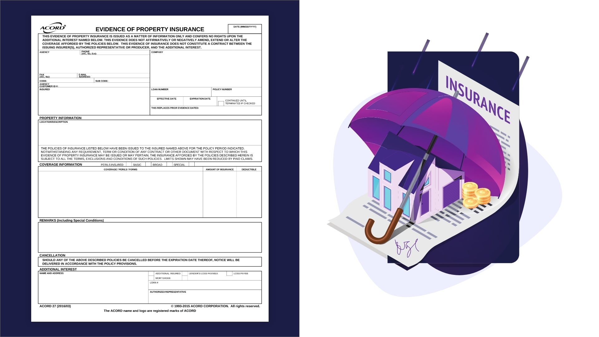 Definition of Acord 27 | Acord 27 Processing Automation