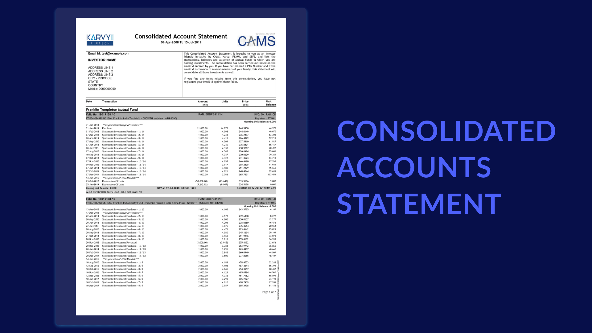 A Step-by-Step Guide to Consolidated Accounts Statement