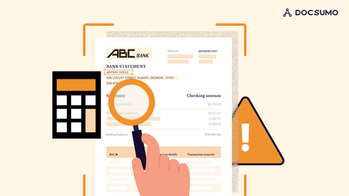 How to spot fake bank statements?