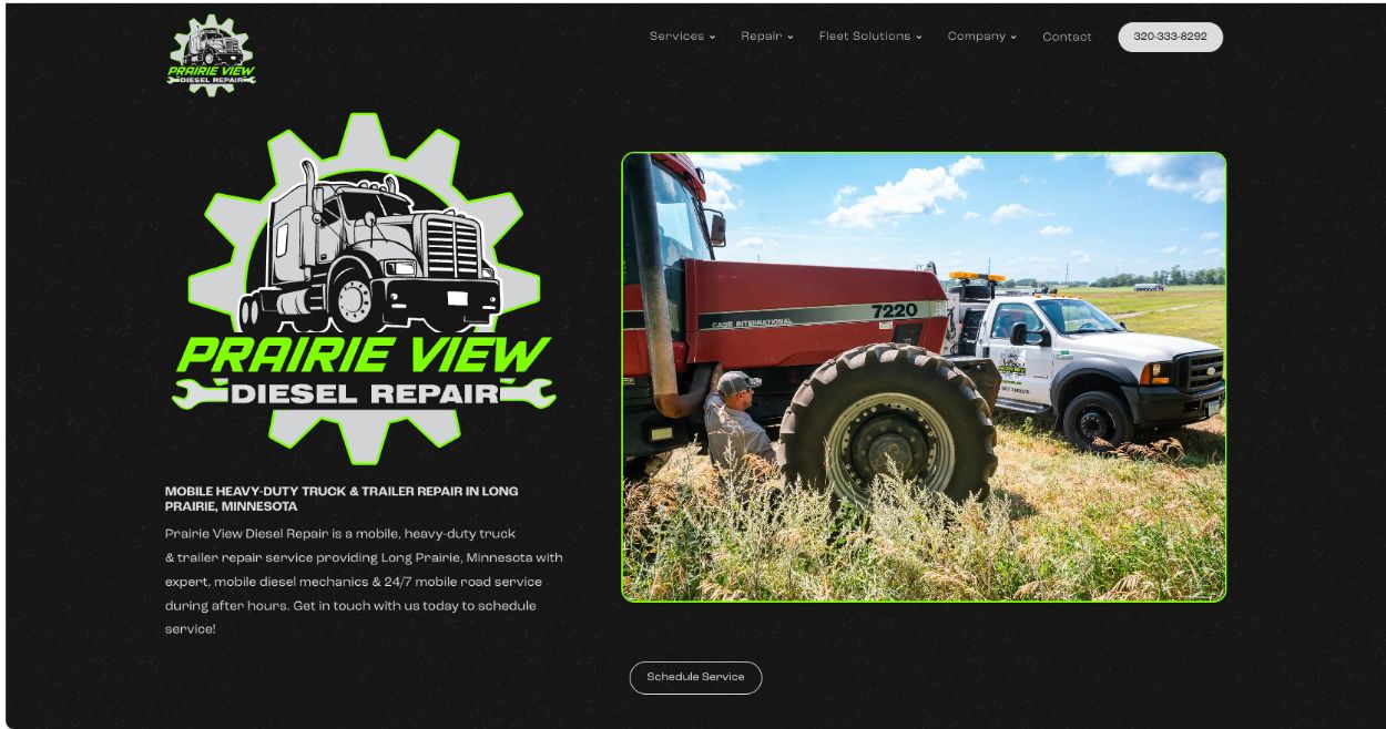 Mobile Truck Repair Shop in Long Prairie, MN | Prairie View Diesel
