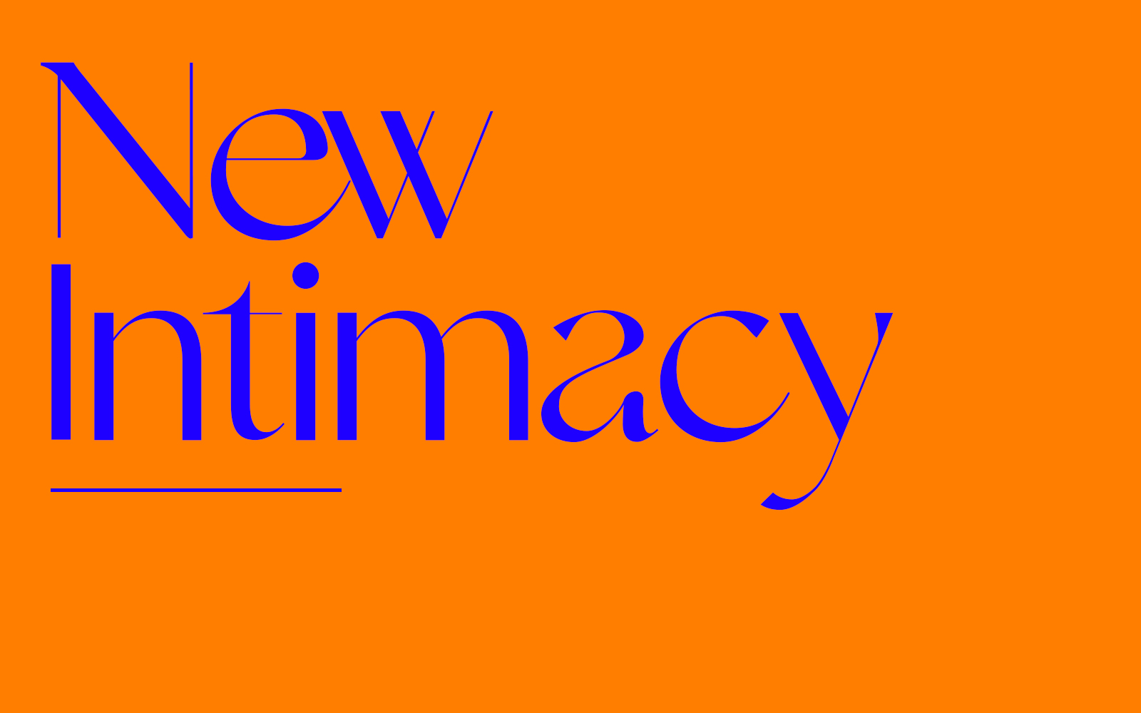 NEW INTIMACY | Corporate Design