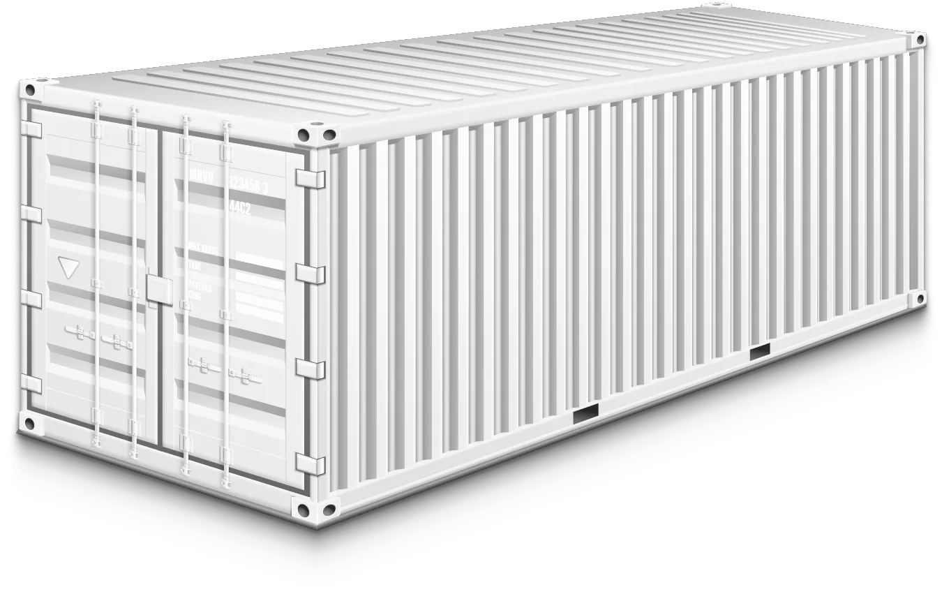The size of a shipping container - SEABOX