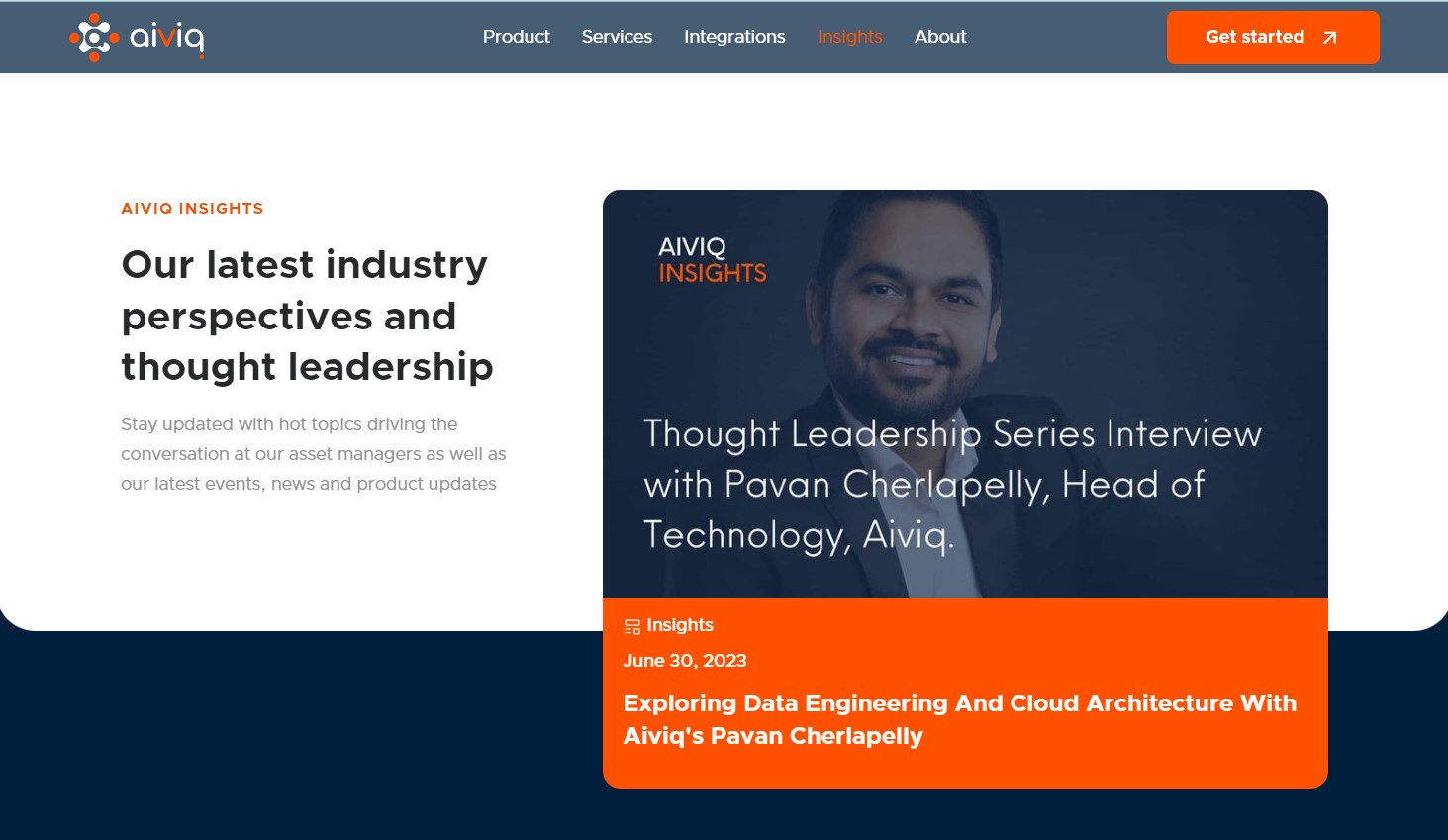 Asset Performance Management Insights | Aiviq
