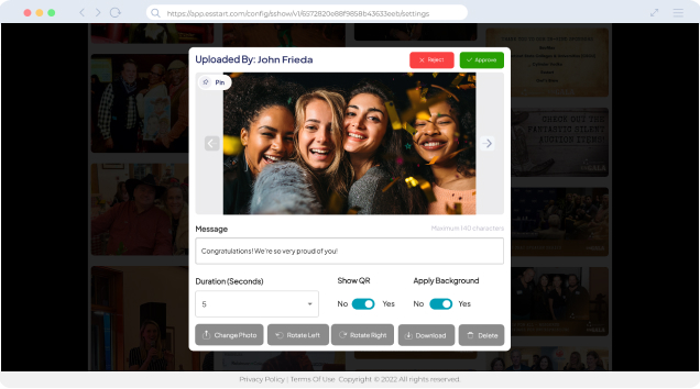 Event Photo Sharing: Experience Live Photo Slideshow Magic
