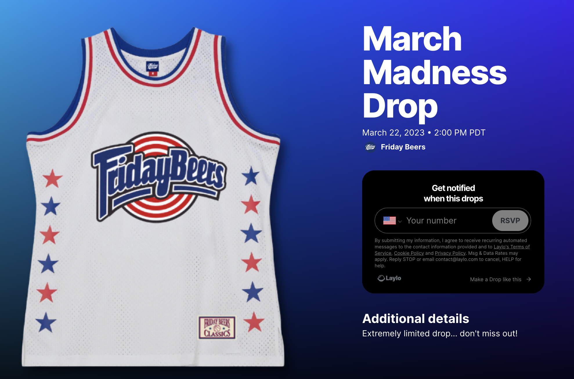 Drop Blueprint: Merch • Laylo