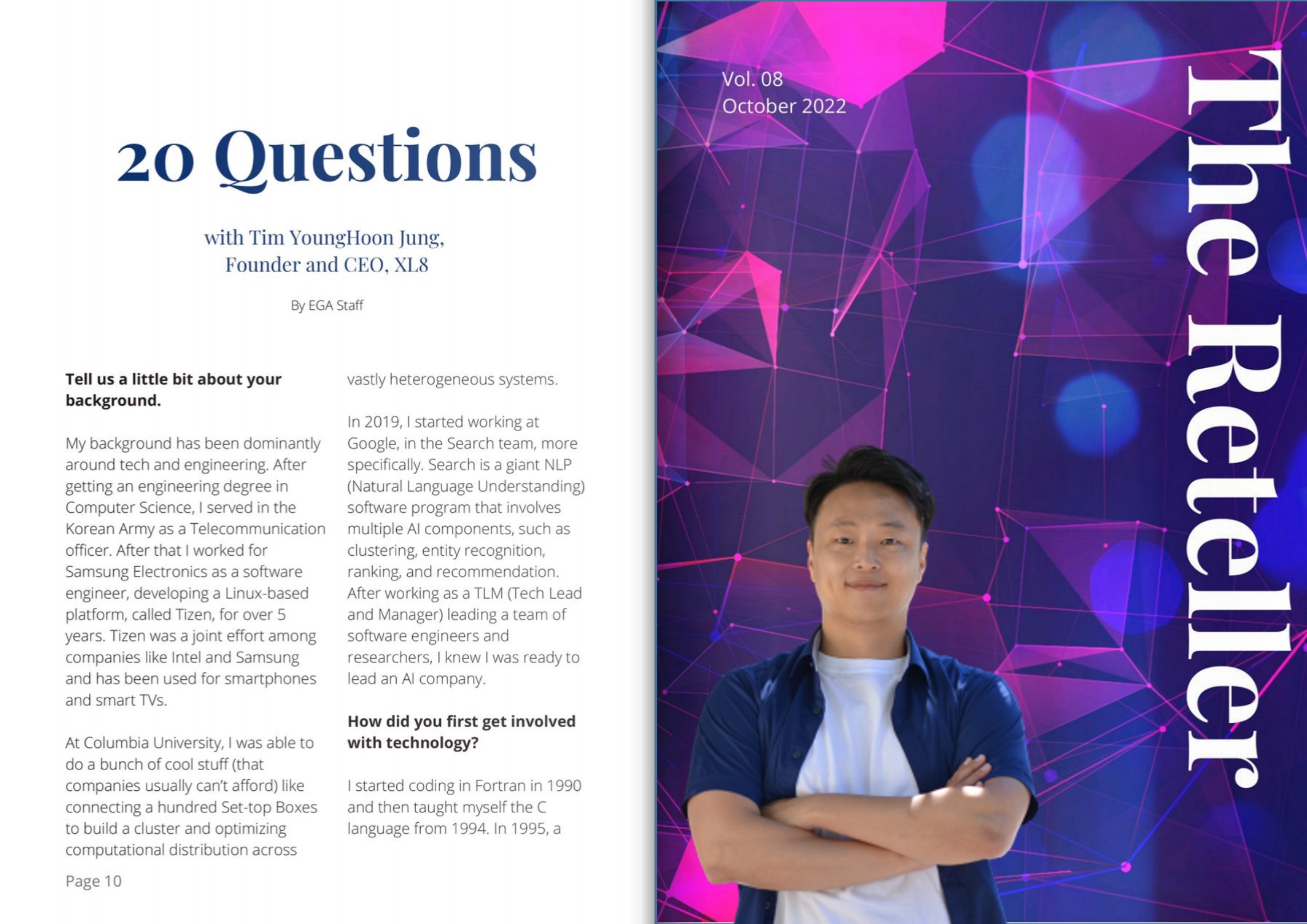 XL8’s CEO was interviewd by EGA and featured in the newest edition of ...