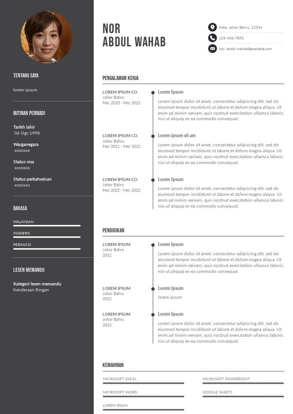 Panduan Menulis CV dan Template Khusus untuk Jawatan Jurutera Rangkaian ...