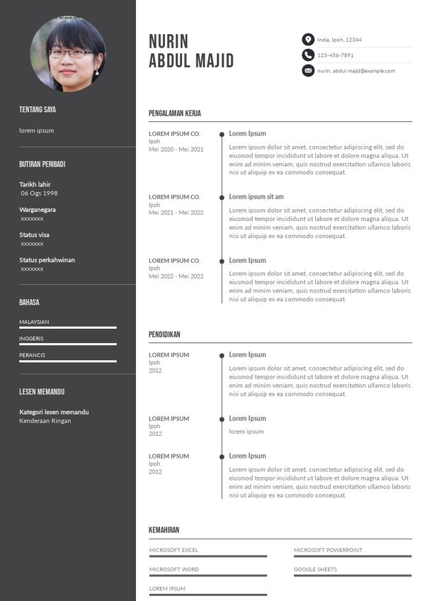 Panduan Menulis CV Menggunakan Templat di Lithuania