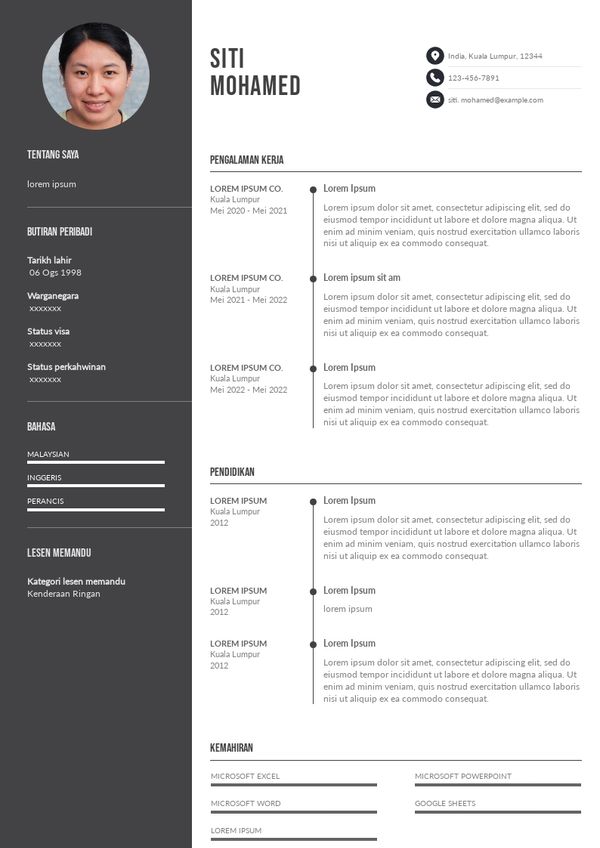 Panduan Menulis CV dalam Bahasa Slovak Menggunakan Templat