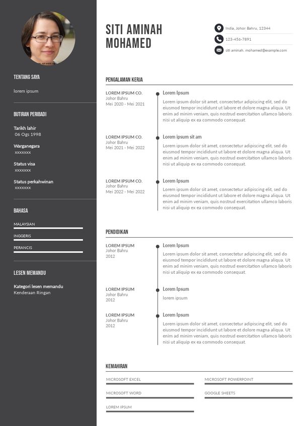 Panduan Mudah Menulis CV untuk Jawatan Pembungkus Menggunakan Templat CV