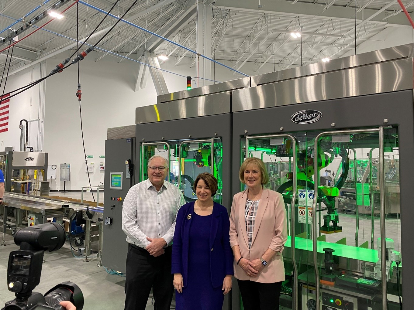 US Senator Amy Klobuchar visits Delkor Systems