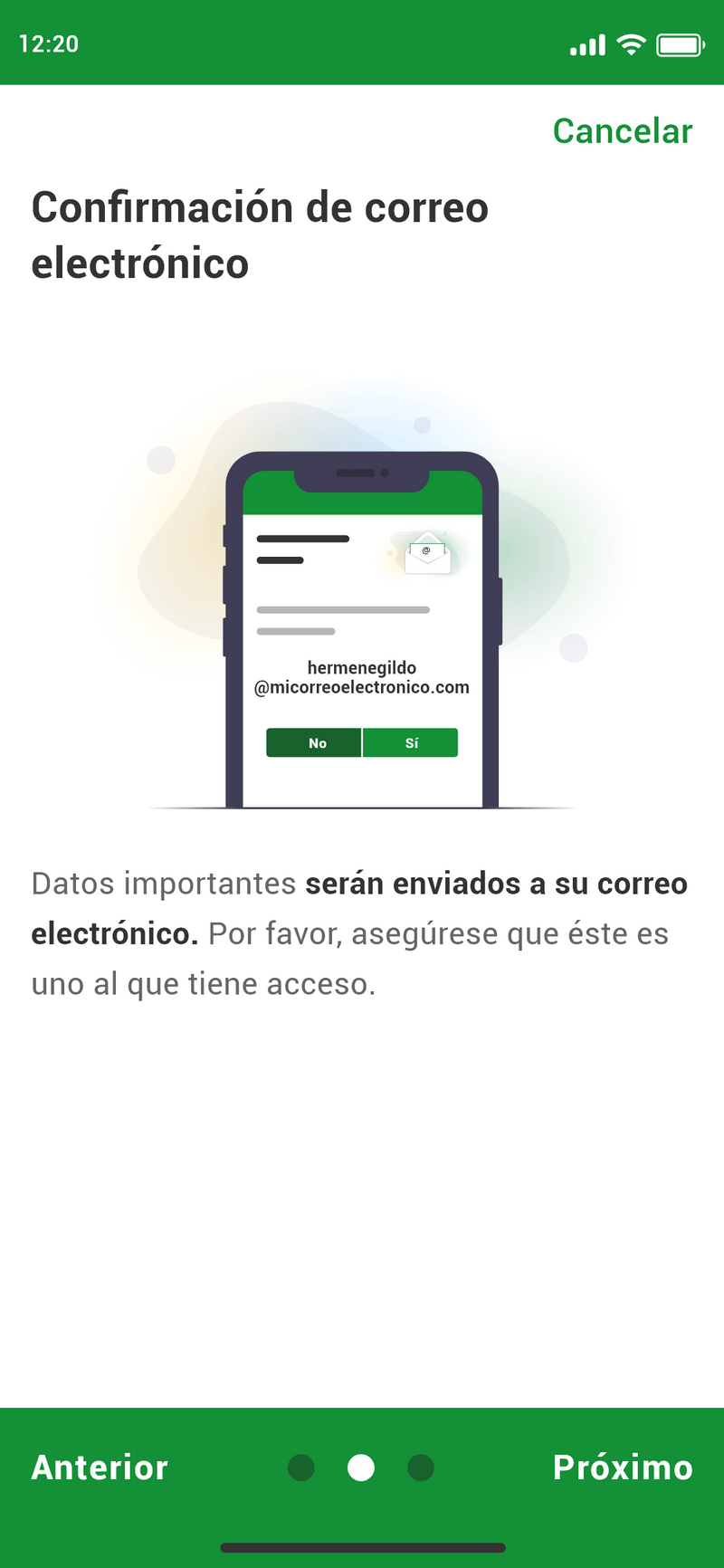 Alternativas de Registro