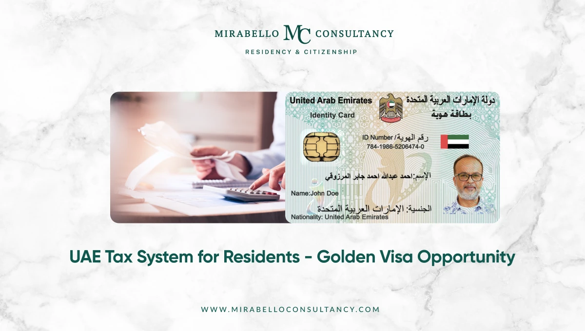 UAE Tax System for Residents - Golden Visa Opportunity
