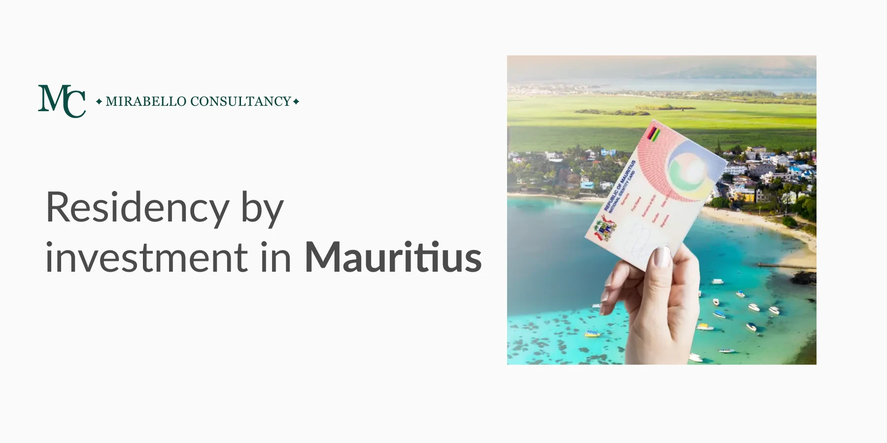 Mauritius Residency by Investment Guide - Mauritius Golden Visa