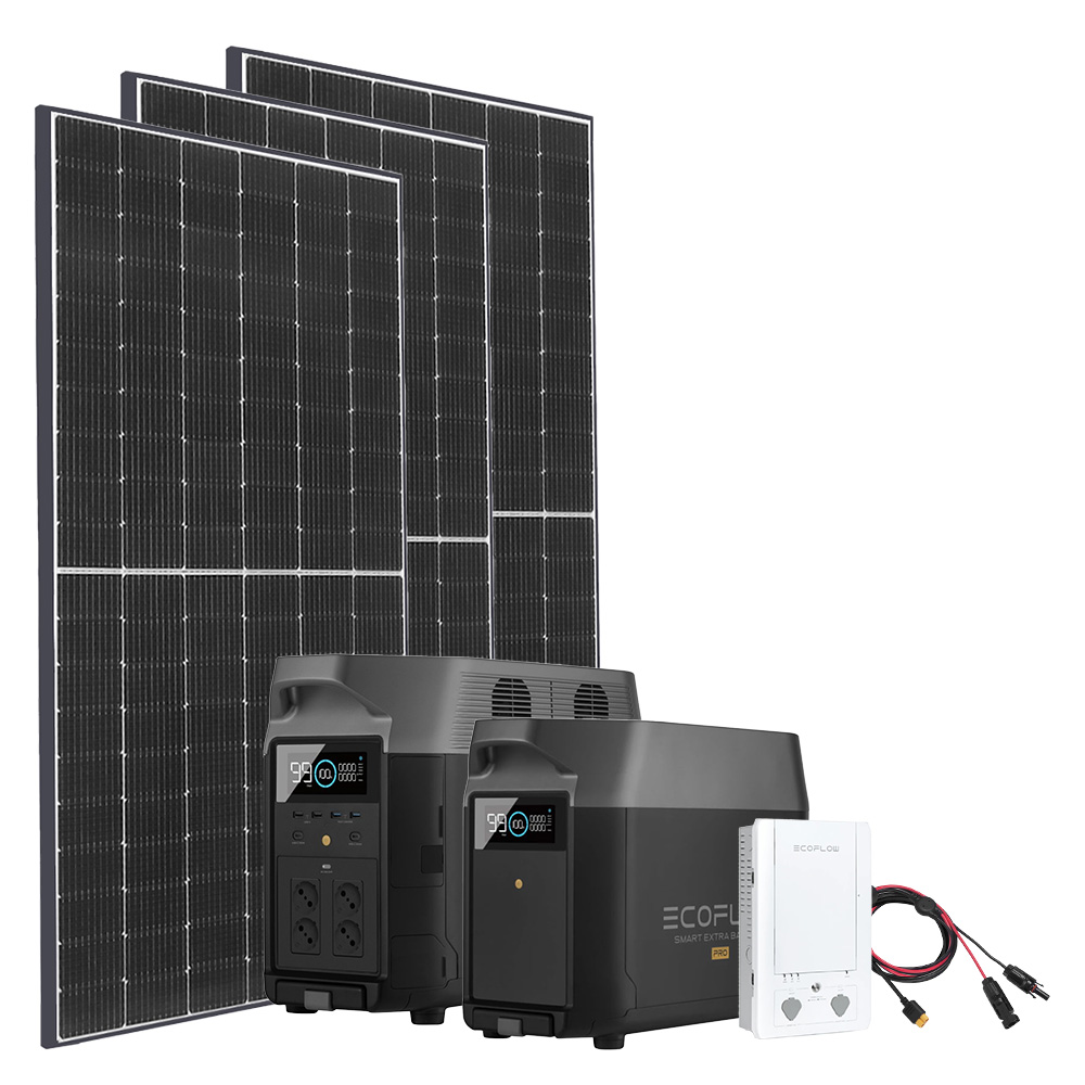 Bundle Ecoflow Delta Pro 3.6kwh + 1200w Solarmodul + Zusatzbatterie 3 ...
