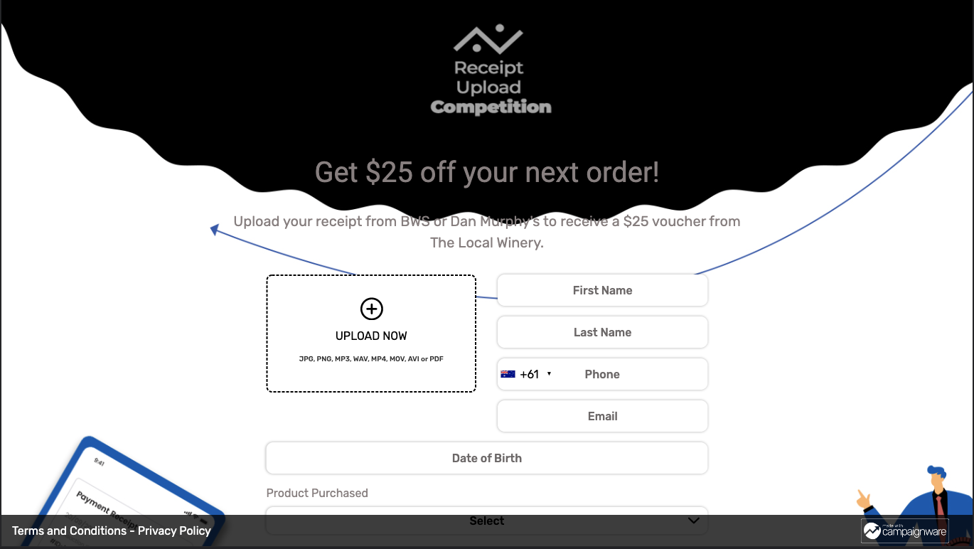 Receipt Upload Campaign Platform | Campaignware