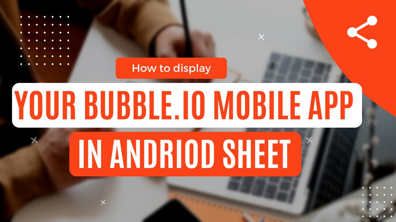 Display your bubble.io mobile app in android sharesheet the easiest way.