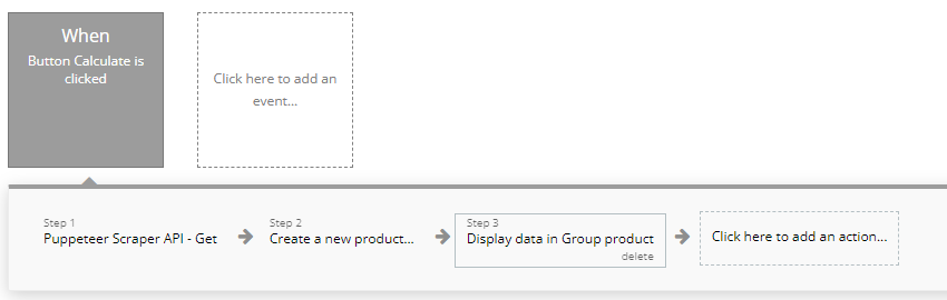 Create a web scraper using bubble.io and puppeteer - Chakor