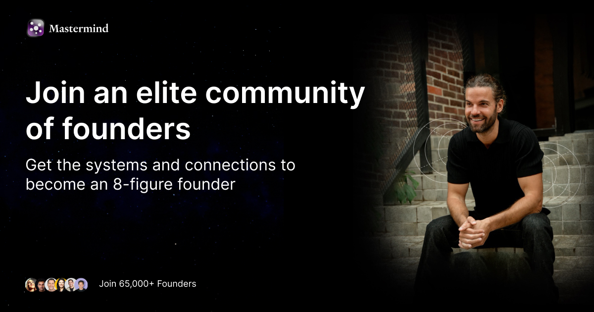 Founder OS Mastermind | Join an Elite Community of Founders