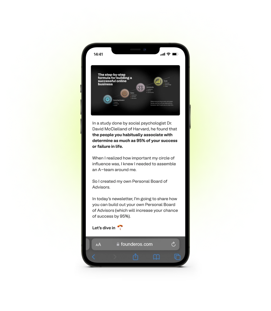 Founder OS | The only newsletter you need to grow your personal brand.