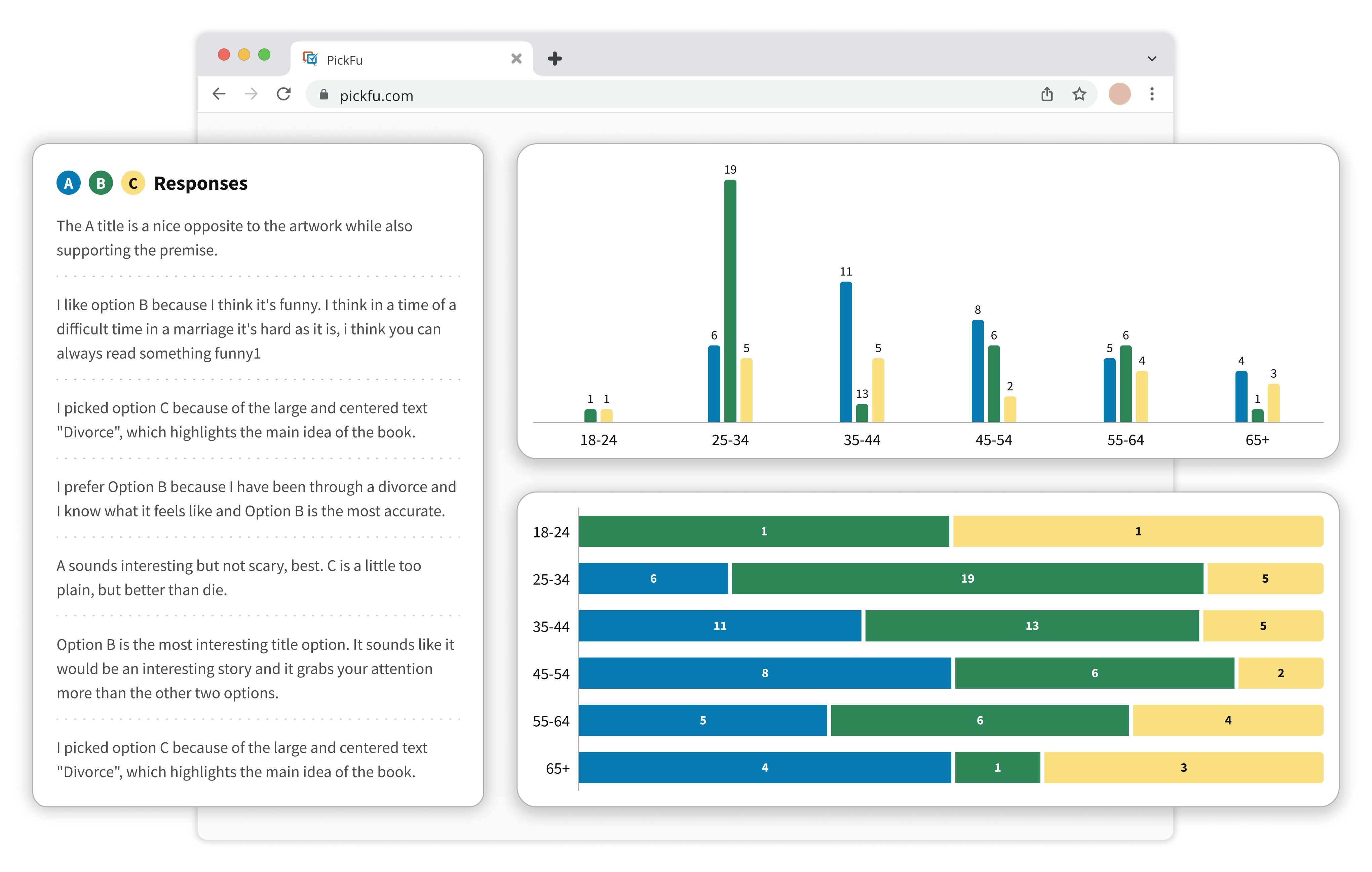 Book title comparison | PickFu Templates
