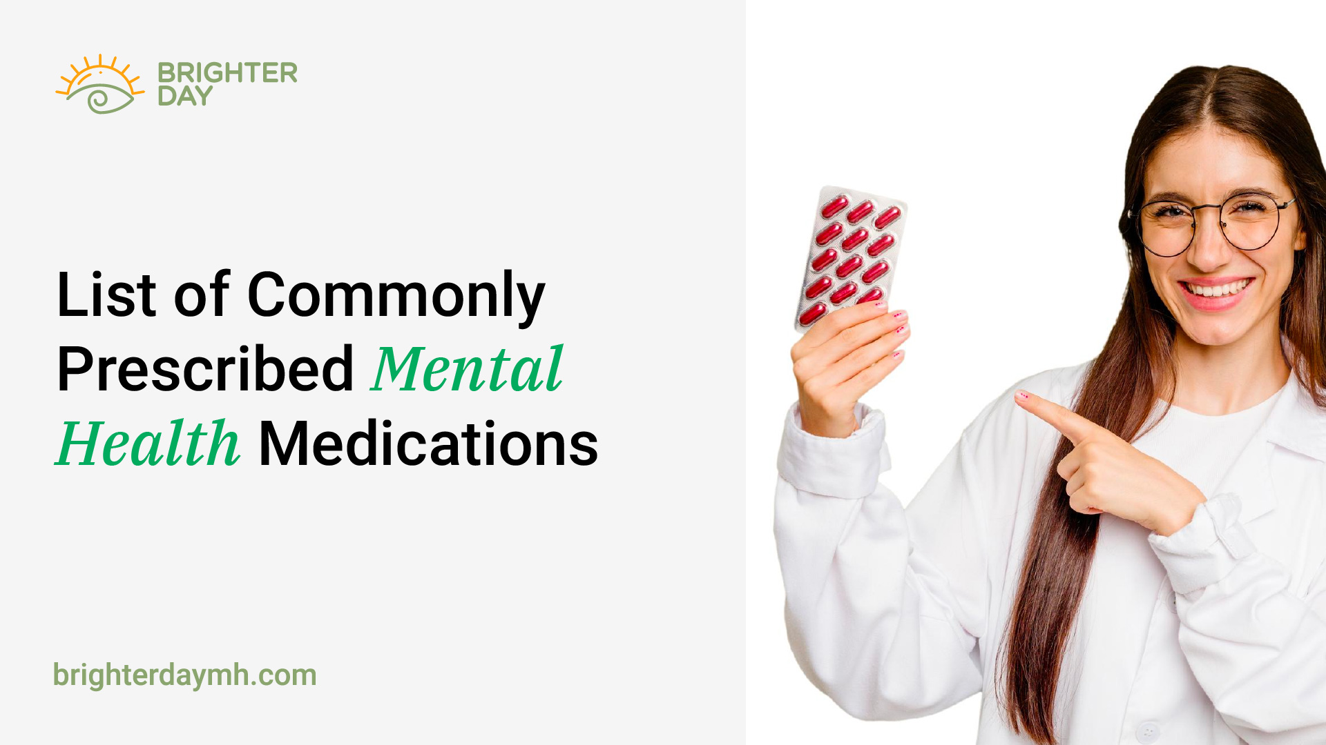 List of Commonly Prescribed Mental Health Medications
