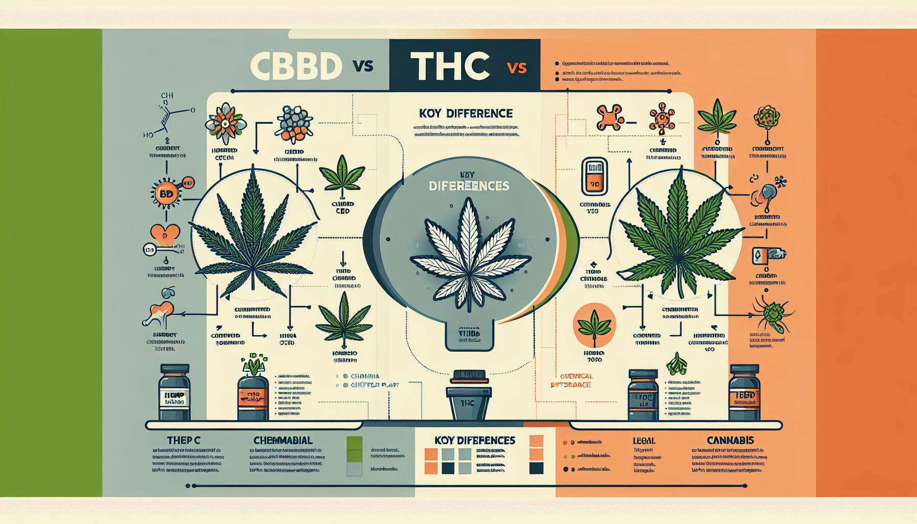 CBD vs THC: Exploring the Contrasting Effects and Uses