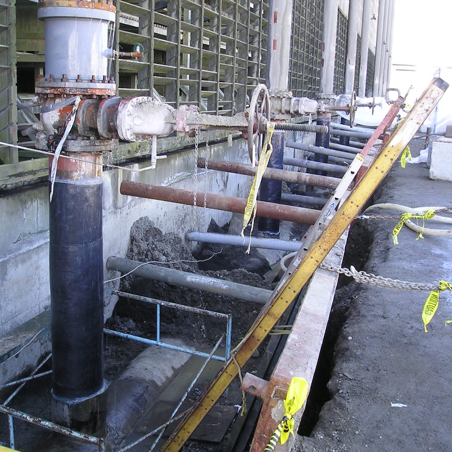 Refinery Cooling Tower Riser Pipe Repair - HJ3 Case Studies