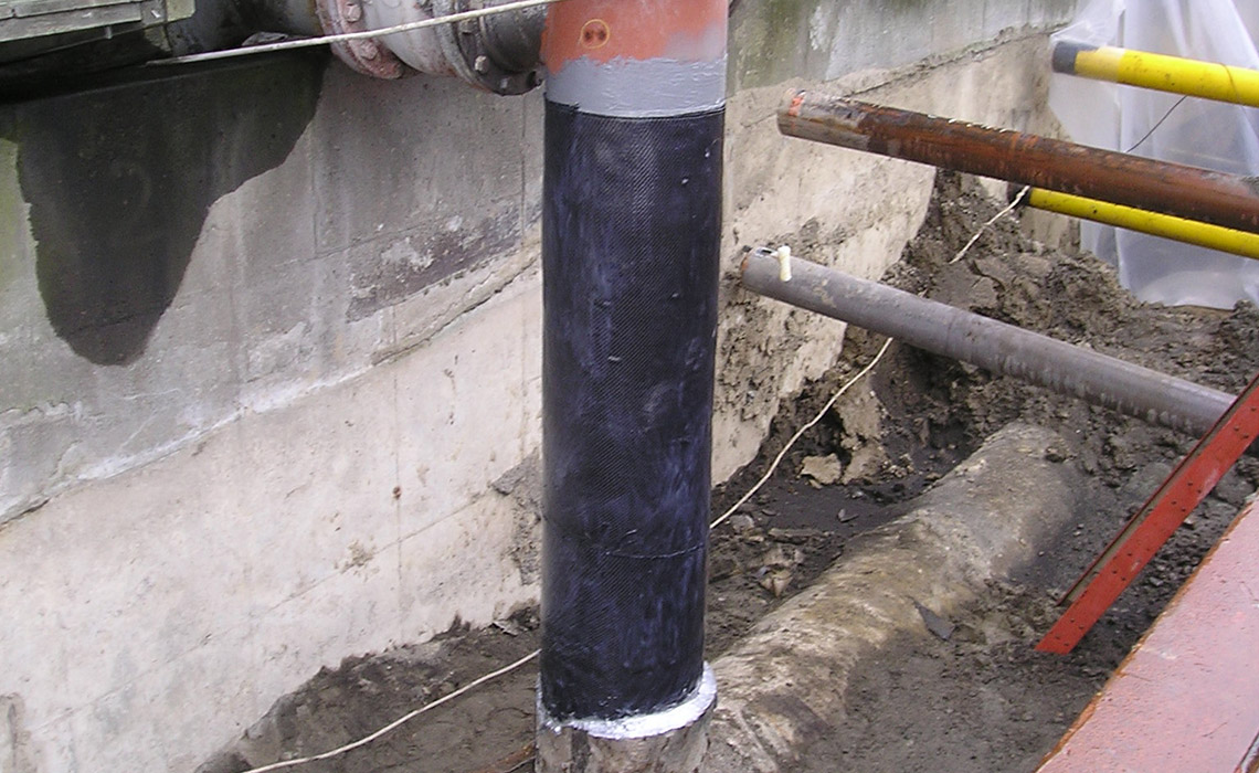 Refinery Cooling Tower Riser Pipe Repair - HJ3 Case Studies