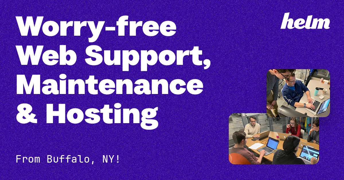 Web Hosting and Website Support in Buffalo, NY and Beyond