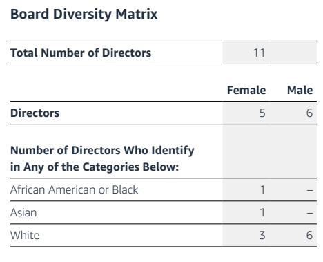 Governance Body Composition - ESGReportingHub