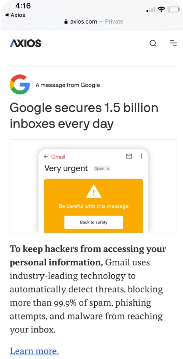 Axios | Web Destinations